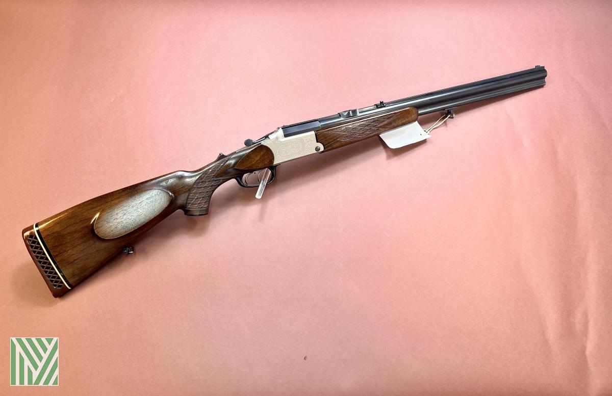 Blaser Bockbüchsflinte ES 80 222 Rem 12/70 Handspanner Linksschaft - eGun